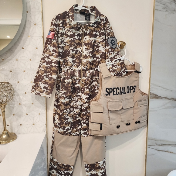 authentic kids | Costumes | Kids Sz 7 Special Ops Costume | Poshmark
